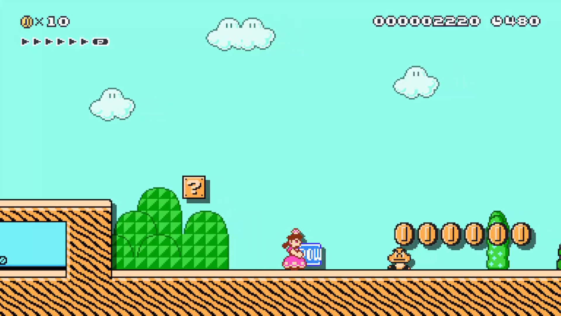 Peachette over Toadette Mod for Super Mario Maker 2 | SMM2 Mods
