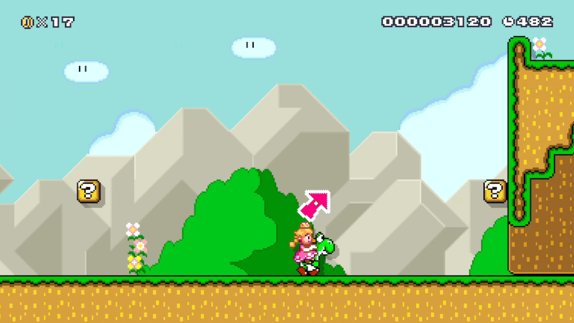 Peachette over Toadette Mod for Super Mario Maker 2 | SMM2 Mods