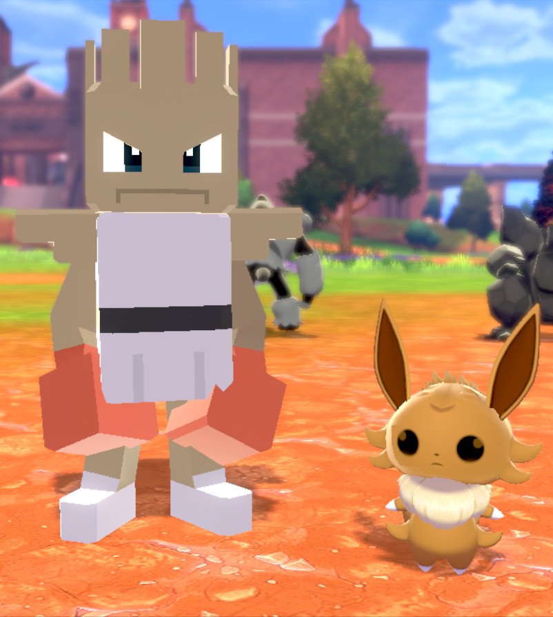 Hitmonchan Pokemon Quest Model Mod for Pokemon Sword & Shield | SWSH Mods