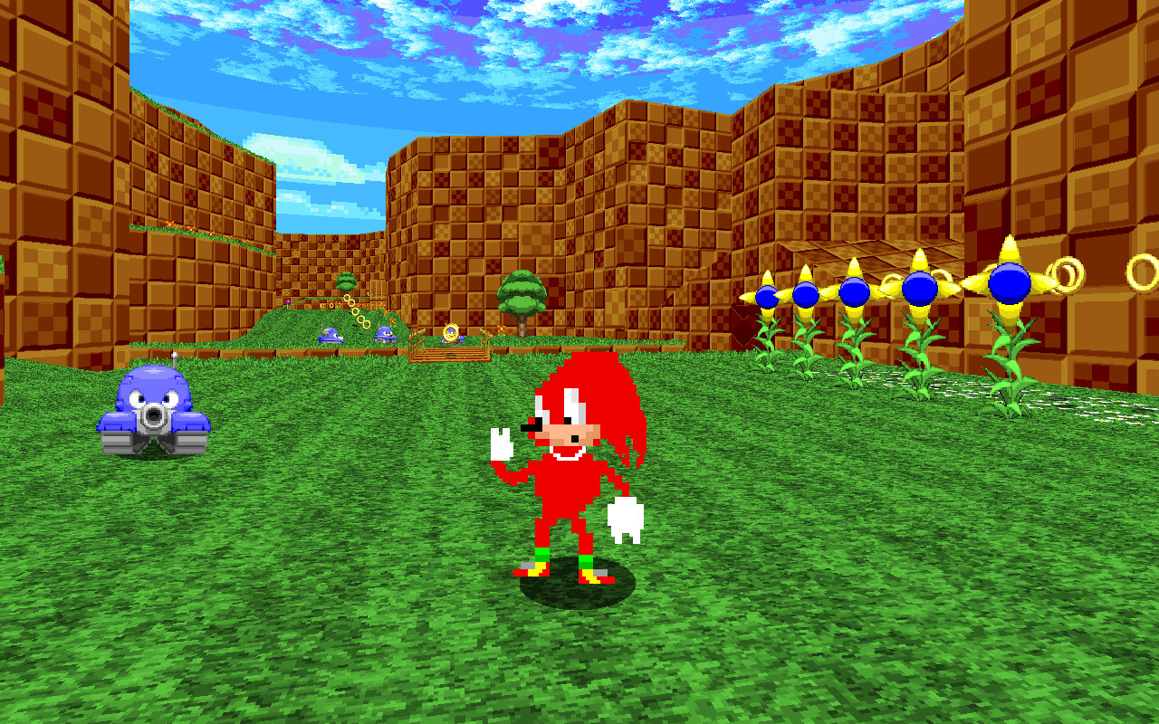 SRB1 Knuckles (Plughands Knuckles 2.1 Port) Mod for Sonic Robo Blast 2 ...