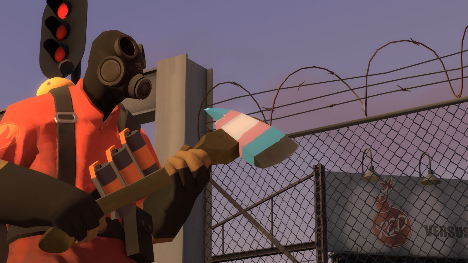 Trans Flag Fire Axe Mod for Team Fortress 2 | TF2 Mods
