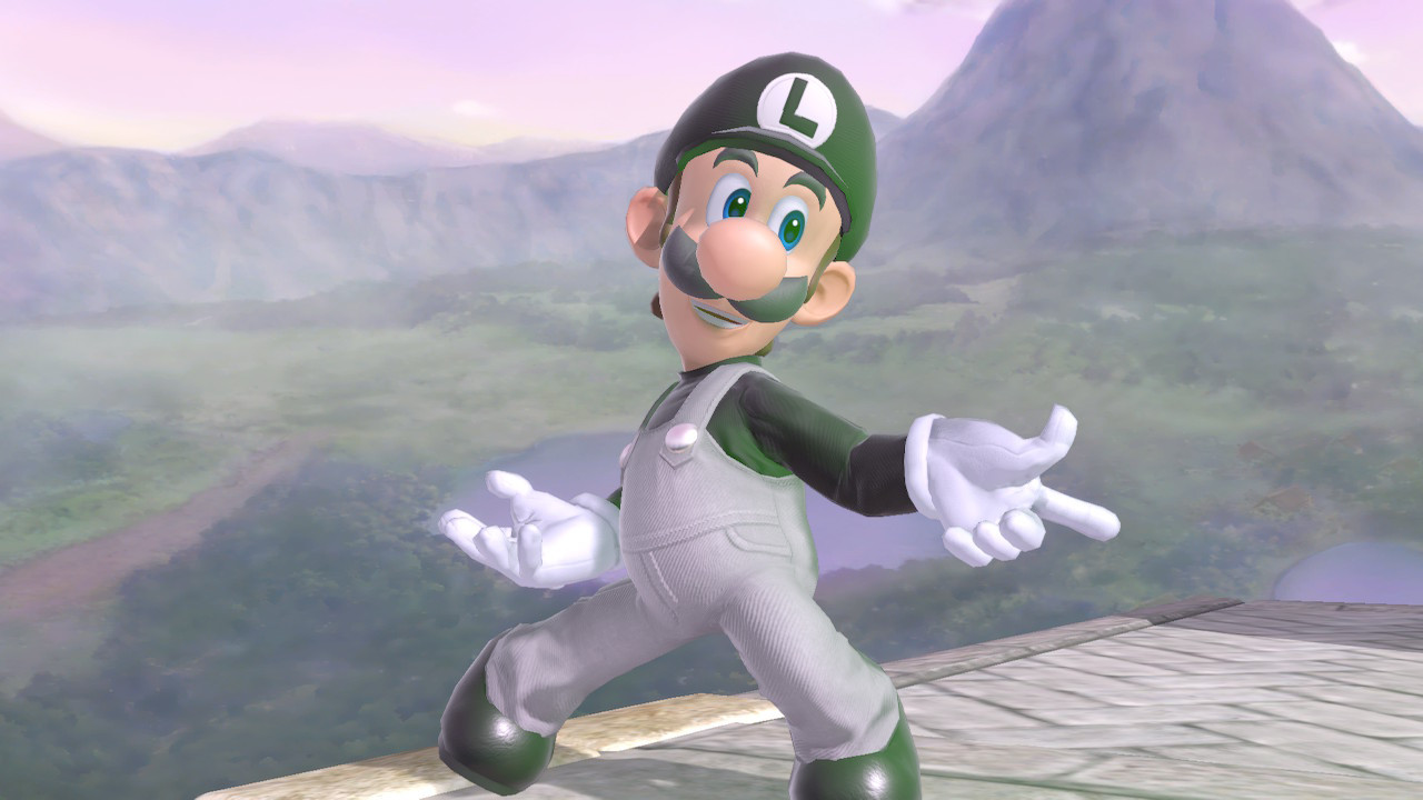 Black + White Luigi Mod for Super Smash Bros. Ultimate | SSBU Mods