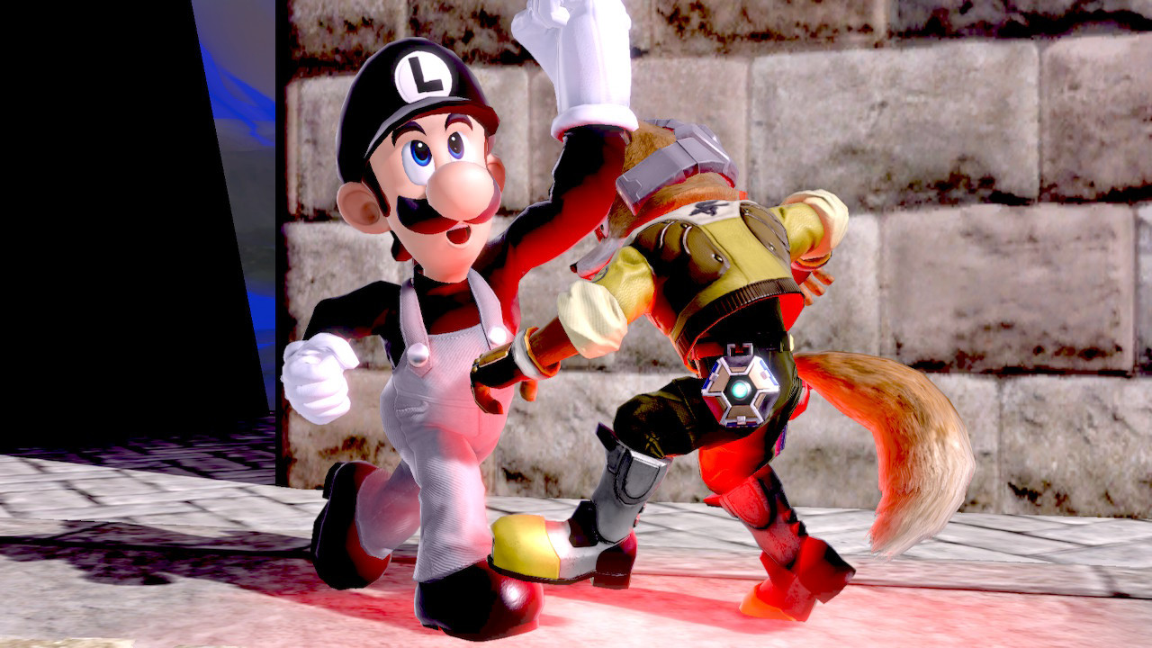 Black + White Luigi Mod for Super Smash Bros. Ultimate | SSBU Mods