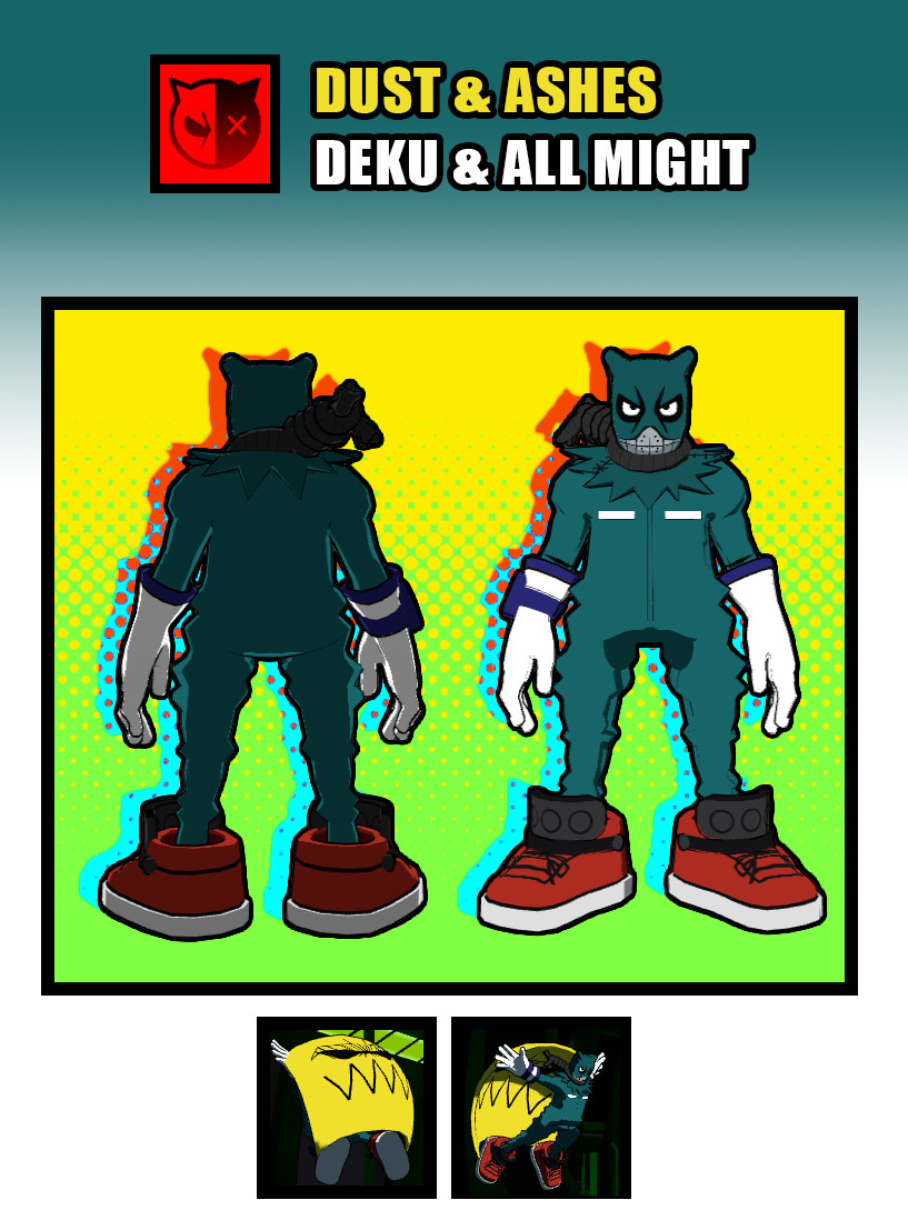 (mha)DEKU & ALL MIGHT [Lethal League Blaze] [Mods]