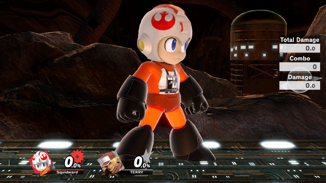 Rebel Pilot Mega Man Mod for Super Smash Bros. Ultimate | SSBU Mods