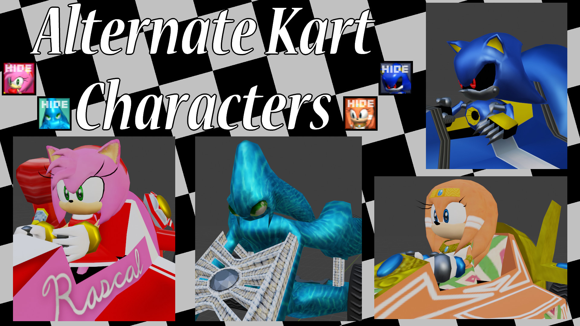 Alternate Kart Characters Mod for Sonic Adventure 2 | SA2 Mods