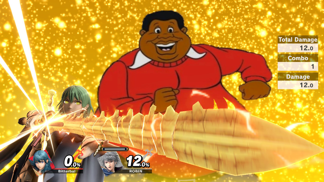 Fat Albert over Byleth's final smash Mod for Super Smash Bros. Ultimate ...