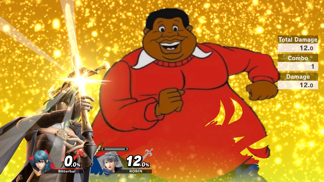 Fat Albert over Byleth's final smash Mod for Super Smash Bros. Ultimate ...