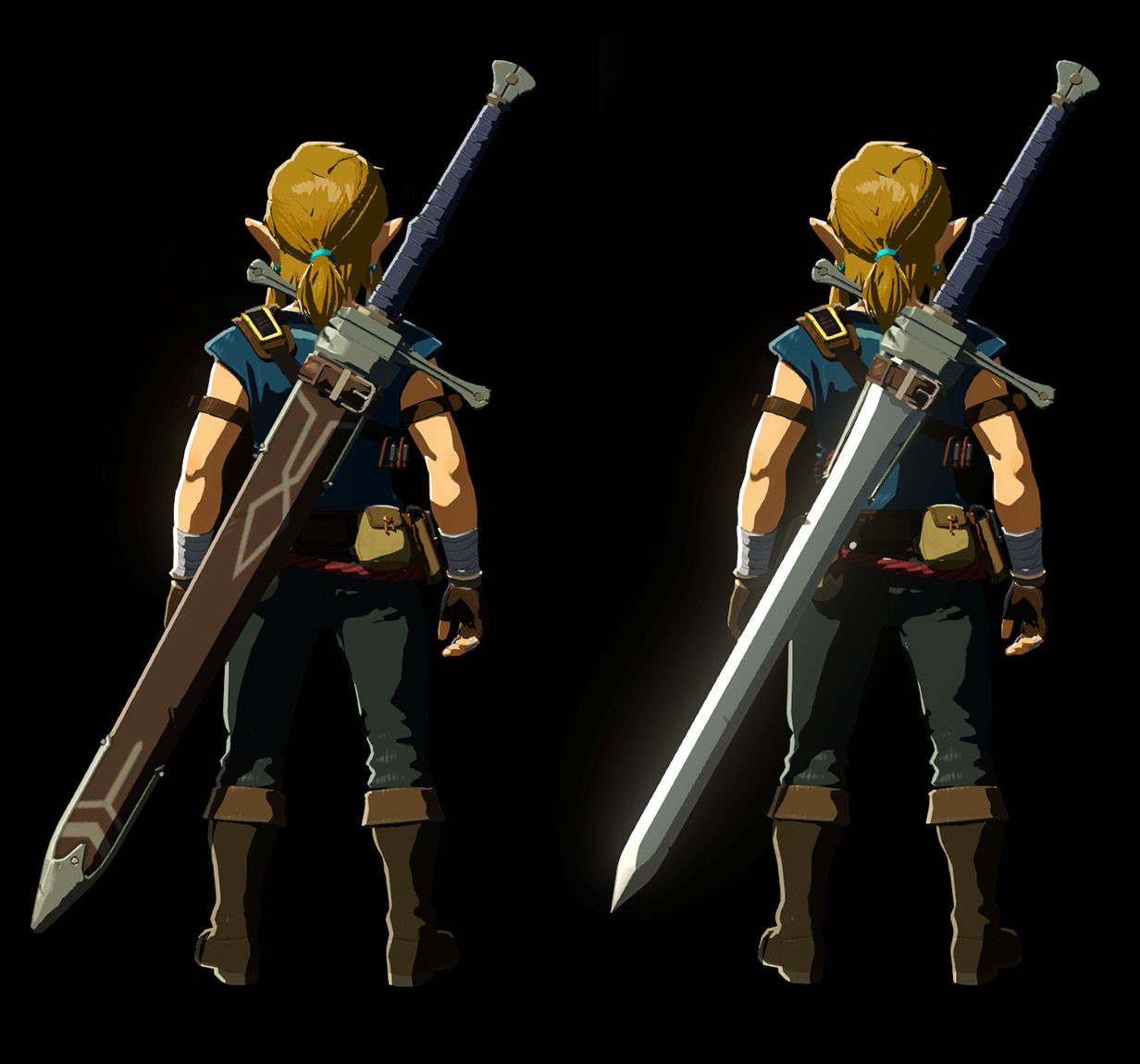 Minimal Sword Sheaths Mod for The Legend of Zelda: Breath of the Wild ...