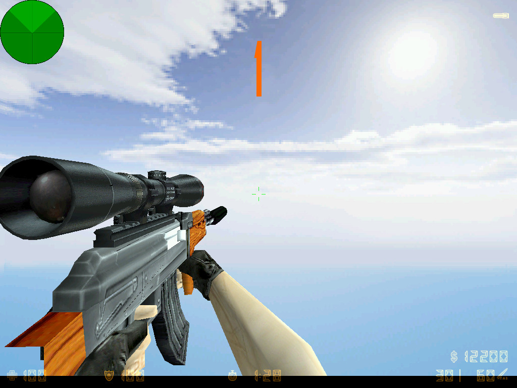 Custom Ak47 on Armael's modified tmp animation [Counter-Strike 1.6] [Mods]