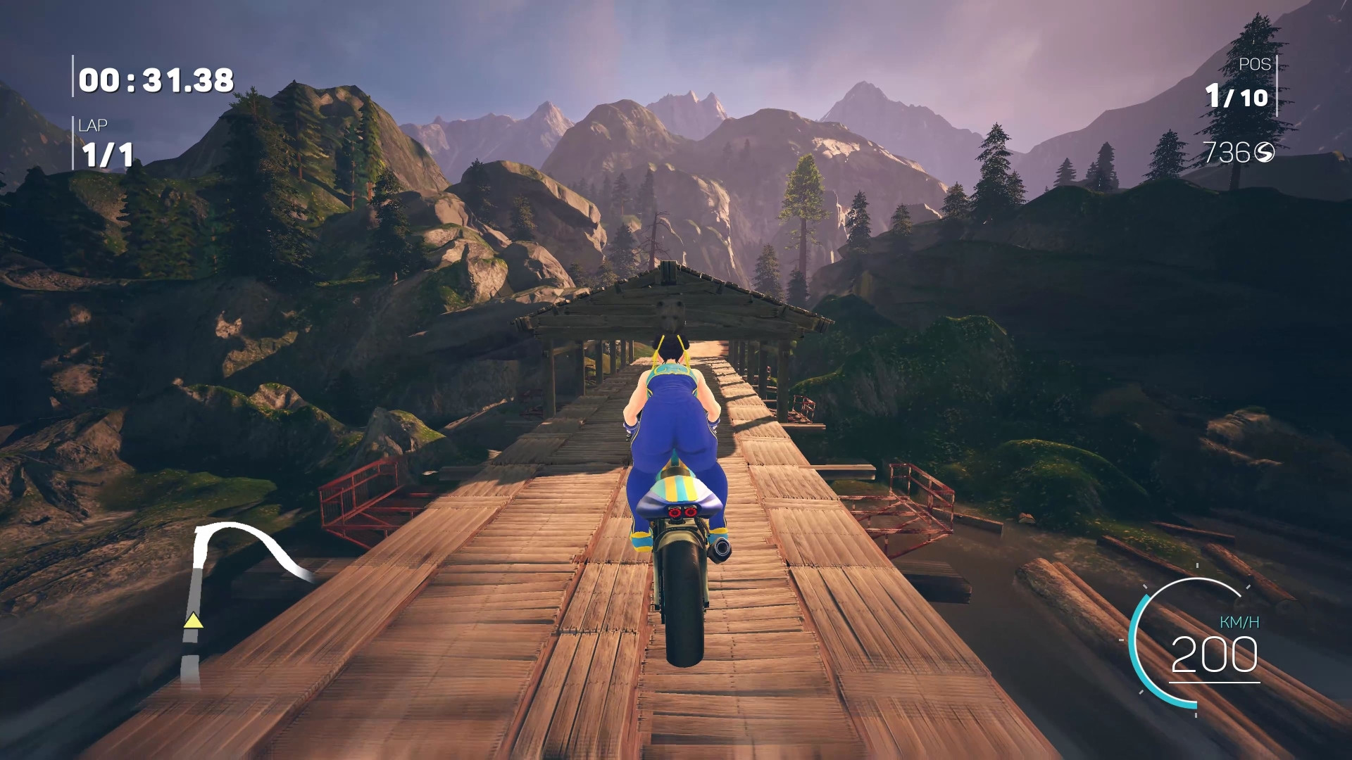 MR4 Chun Li Nostalgia Costume Mod Mod for Moto Racer 4 | MotoRacer4 Mods