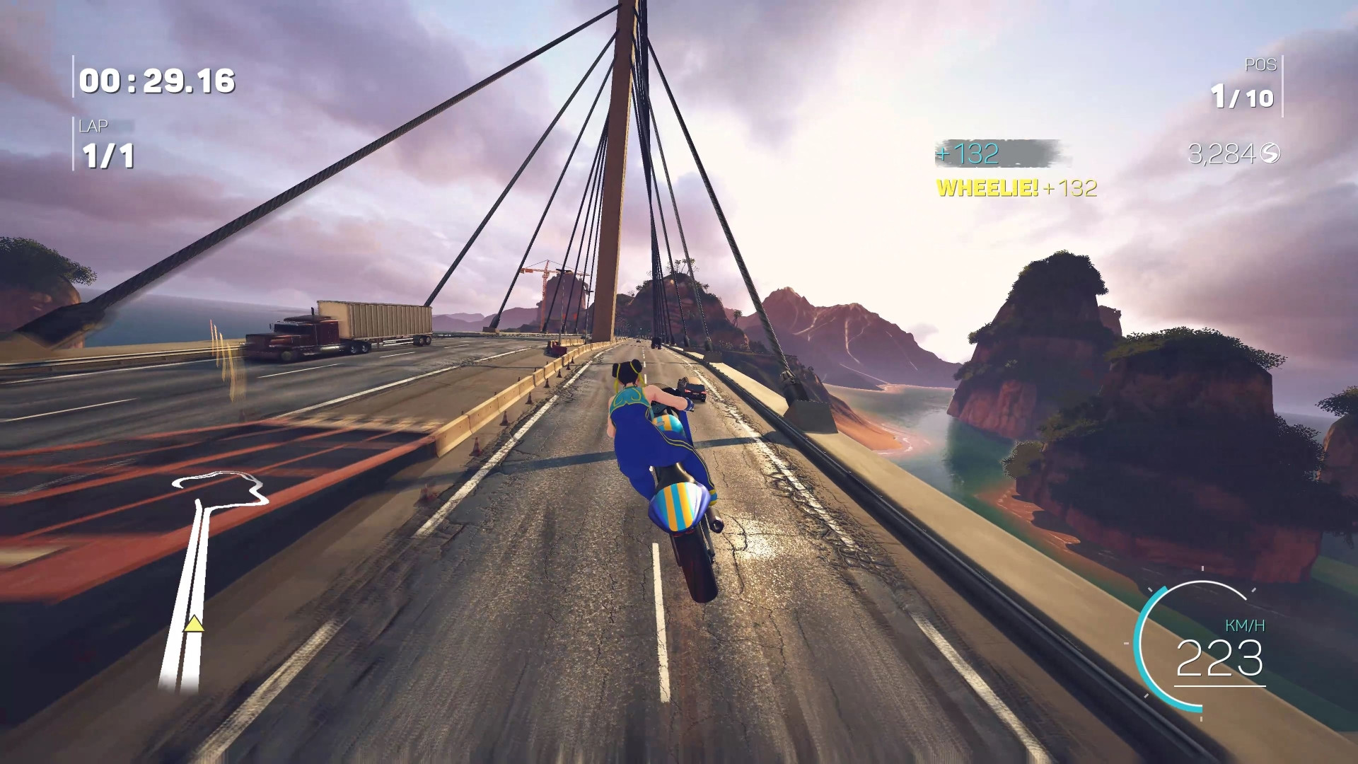 MR4 Chun Li Nostalgia Costume Mod Mod for Moto Racer 4 | MotoRacer4 Mods