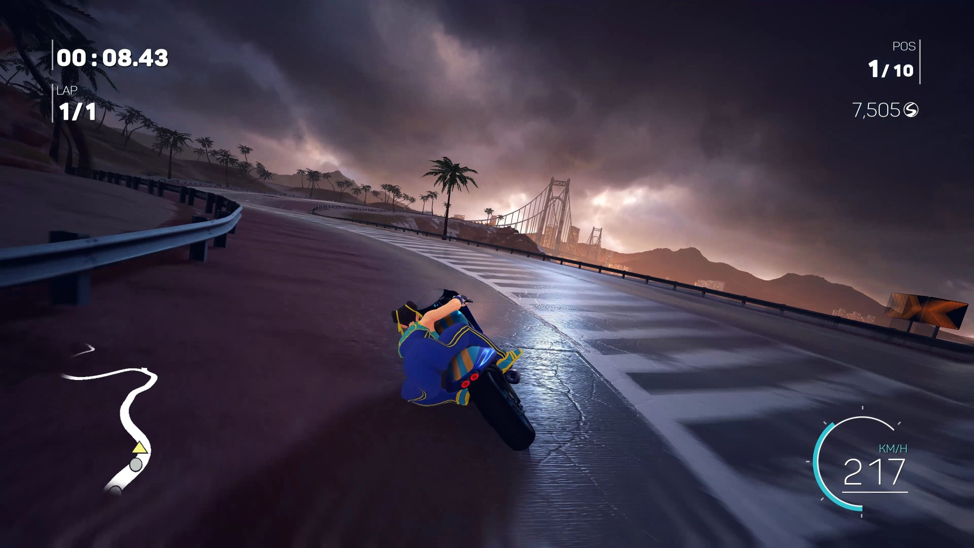 MR4 Chun Li Nostalgia Costume Mod [Moto Racer 4] [Mods]