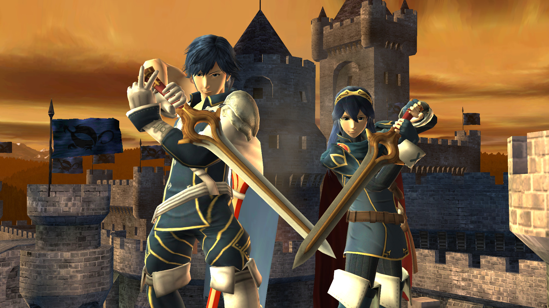 Smash 3C Awakening Marth [Super Smash Bros. Brawl] [Mods]