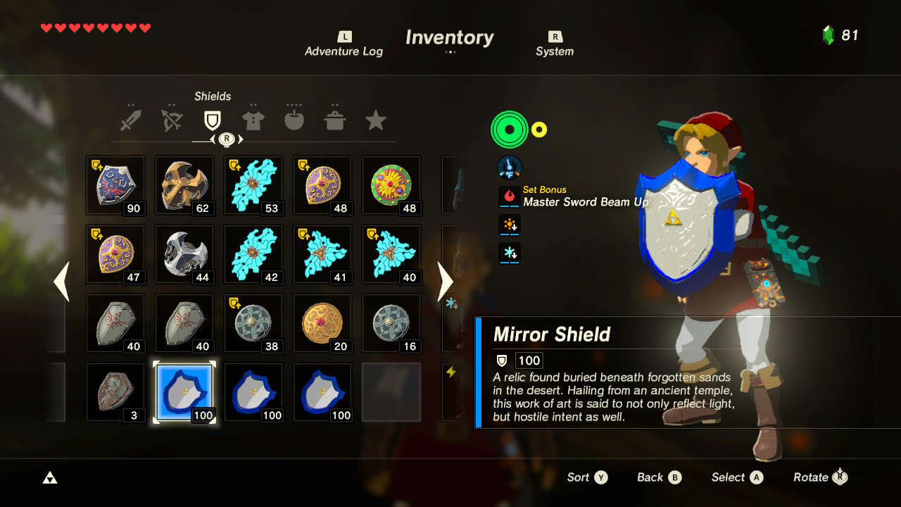 Mirror Shields (Compatible with BCML) Mod for The Legend of Zelda ...