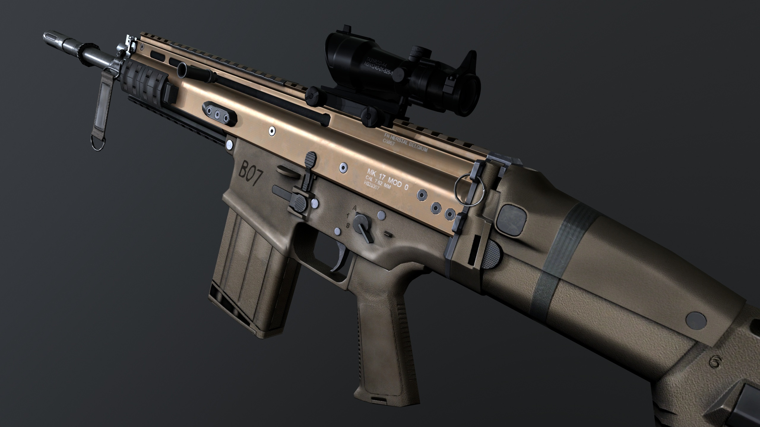 MK17 Warface Mod for Counter-Strike: Source | CS:S Mods