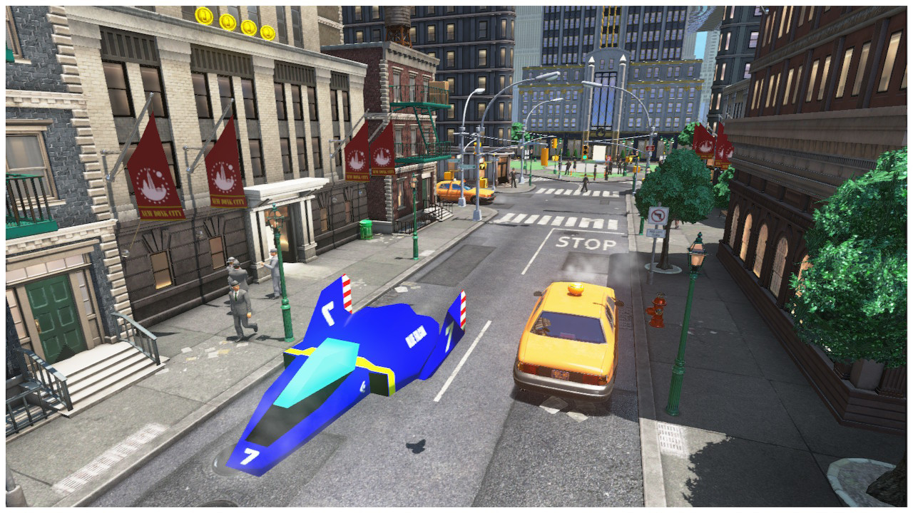 Blue Falcon (N64) over Motorcycle Mod for Super Mario Odyssey | SMO Mods