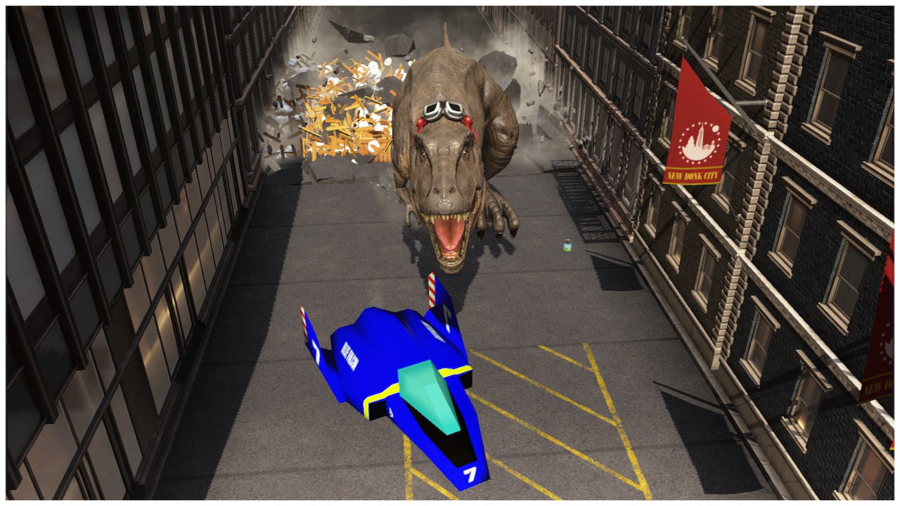 Blue Falcon (N64) over Motorcycle Mod for Super Mario Odyssey | SMO Mods