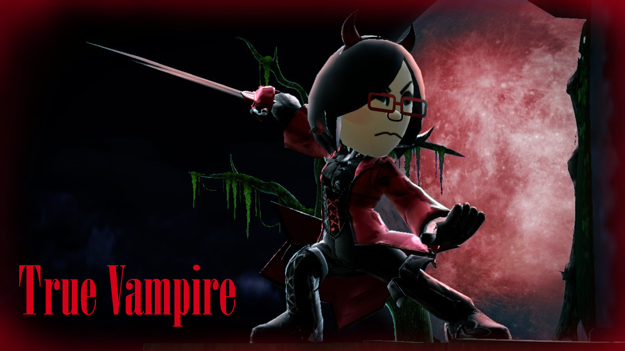 True Vampire~ Mii Sword Fighter [Super Smash Bros. Ultimate] [Mods]