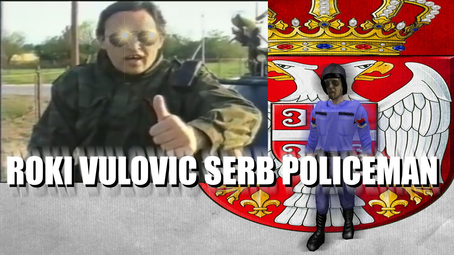 Roki Vulovic Serb Police Barney Mod for Half-Life | HL Mods
