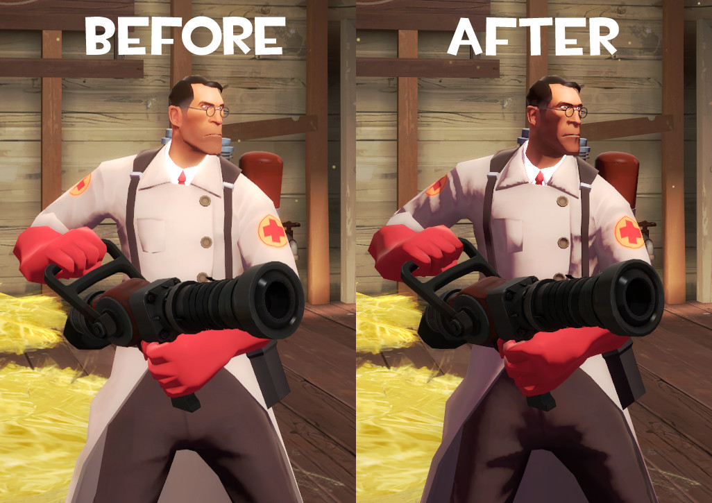 Beta Player Lighting Mod for Team Fortress 2 | TF2 Mods