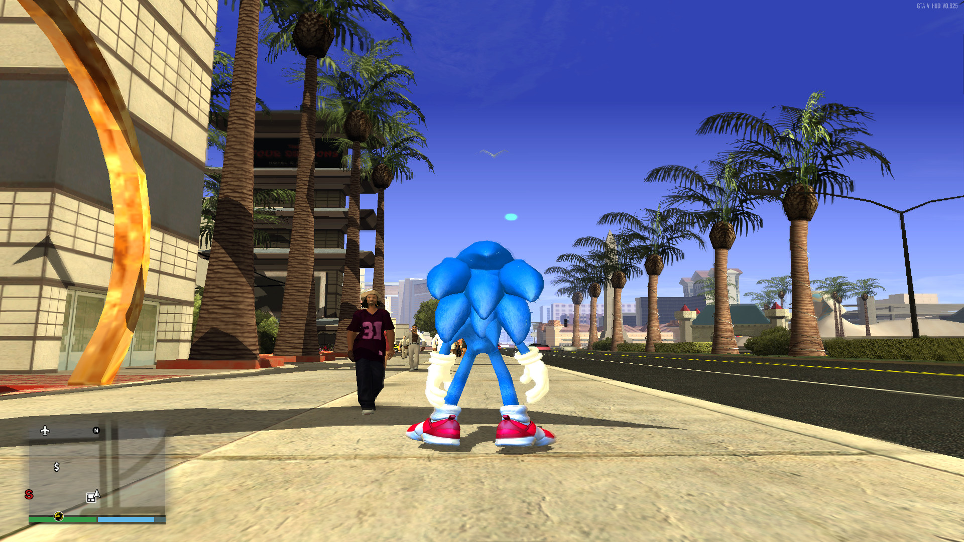 Sonic Movie Skin Mod for Grand Theft Auto: San Andreas | GTA:SA Mods