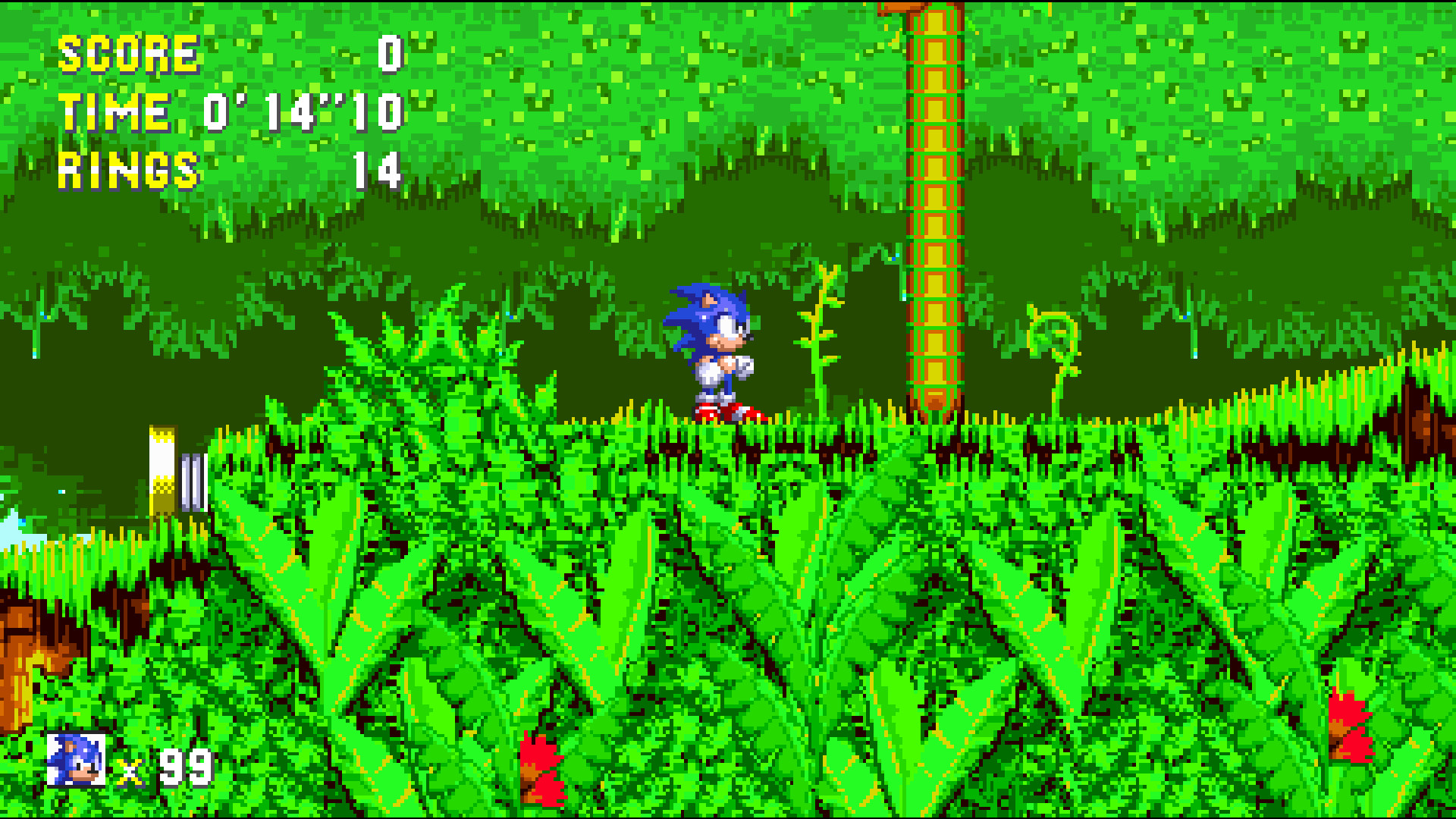Sonic CD/Mania Styled Life Counters Mod for Sonic 3 A.I.R. | S3AIR Mods