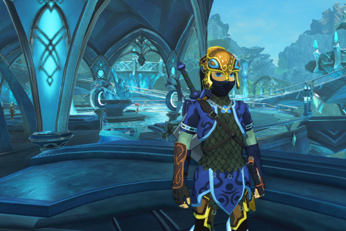 Cel-Shaded Twilight Zora Armor Mod for The Legend of Zelda: Breath of ...