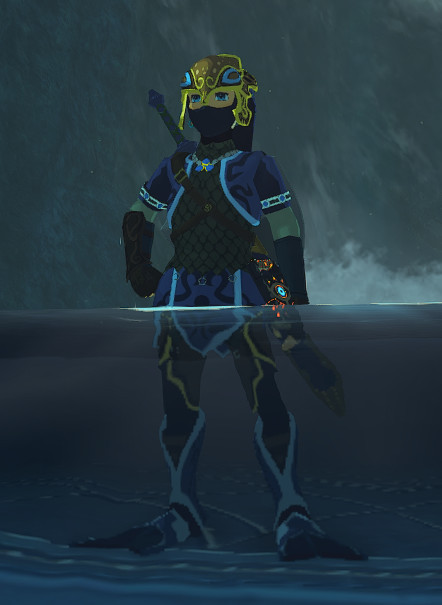 Cel-Shaded Twilight Zora Armor Mod for The Legend of Zelda: Breath of ...