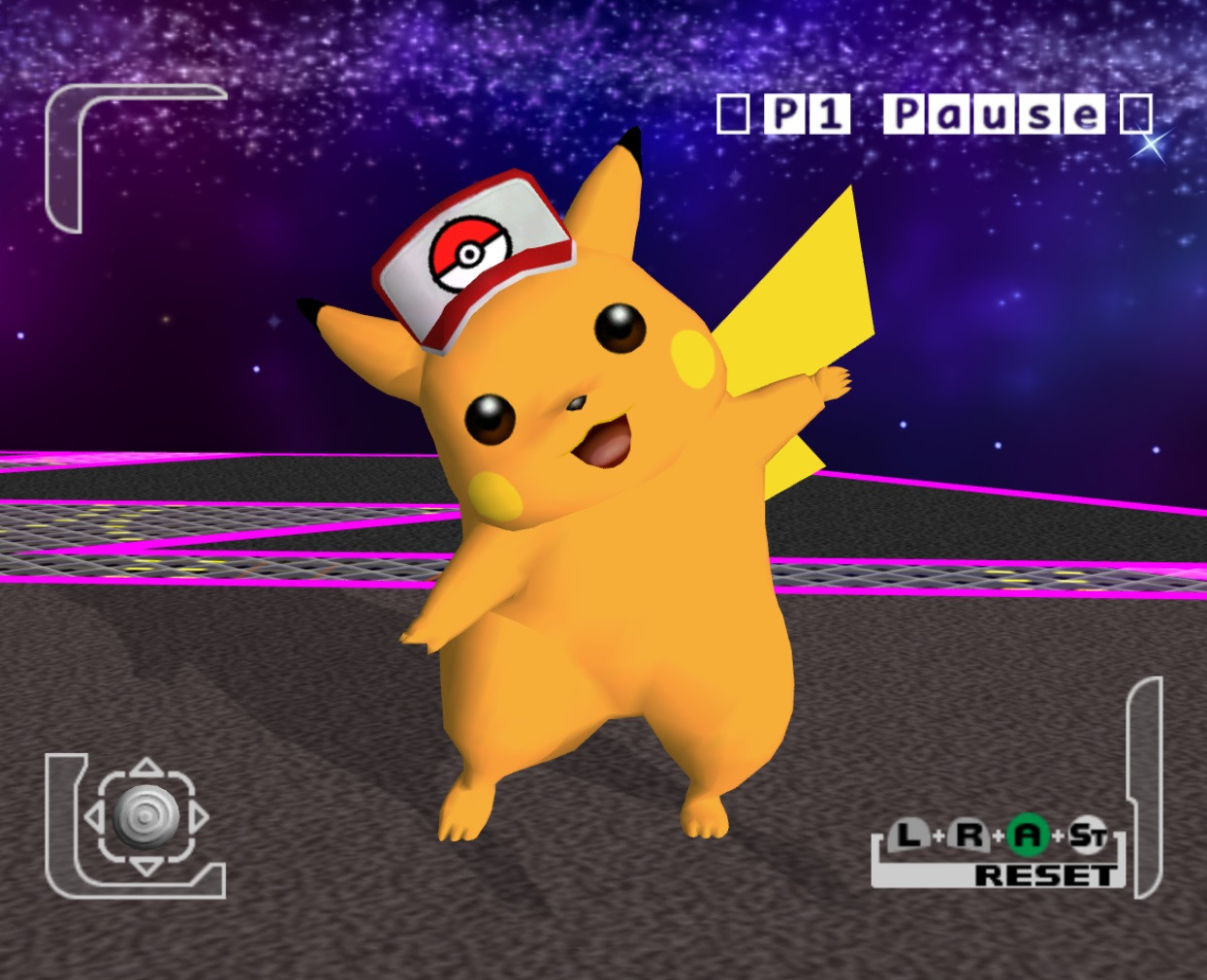 Hat Pika with Raichu colors [Super Smash Bros. Melee] [Mods]