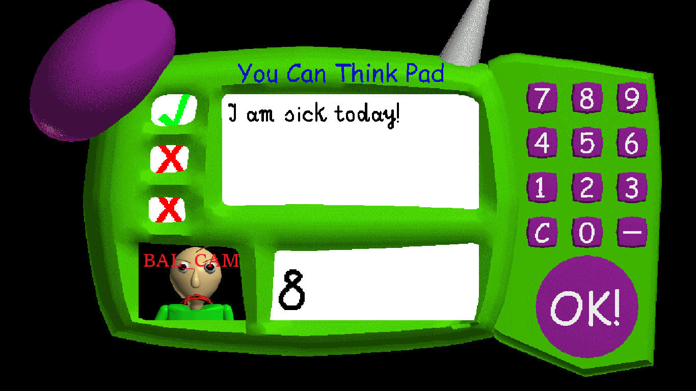 Baldi is Sick [Baldi's Basics] [Mods]