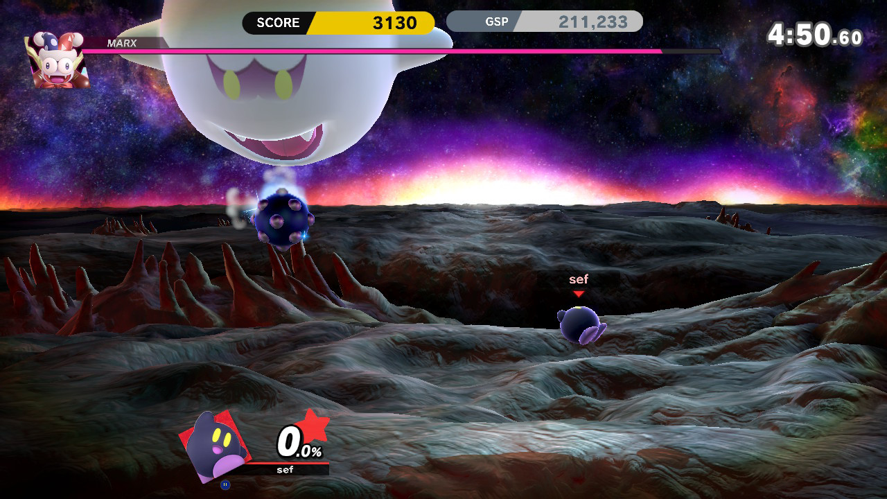 King Boo over Marx Mod for Super Smash Bros. Ultimate | SSBU Mods