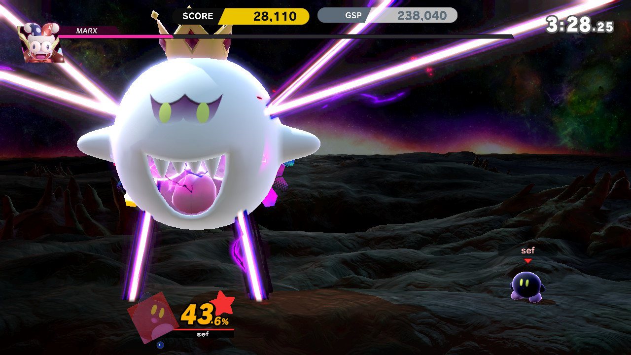 King Boo over Marx Mod for Super Smash Bros. Ultimate | SSBU Mods