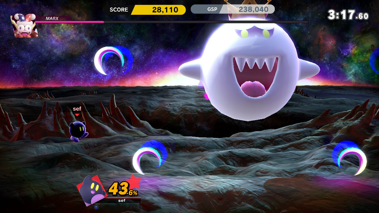 King Boo over Marx Mod for Super Smash Bros. Ultimate | SSBU Mods