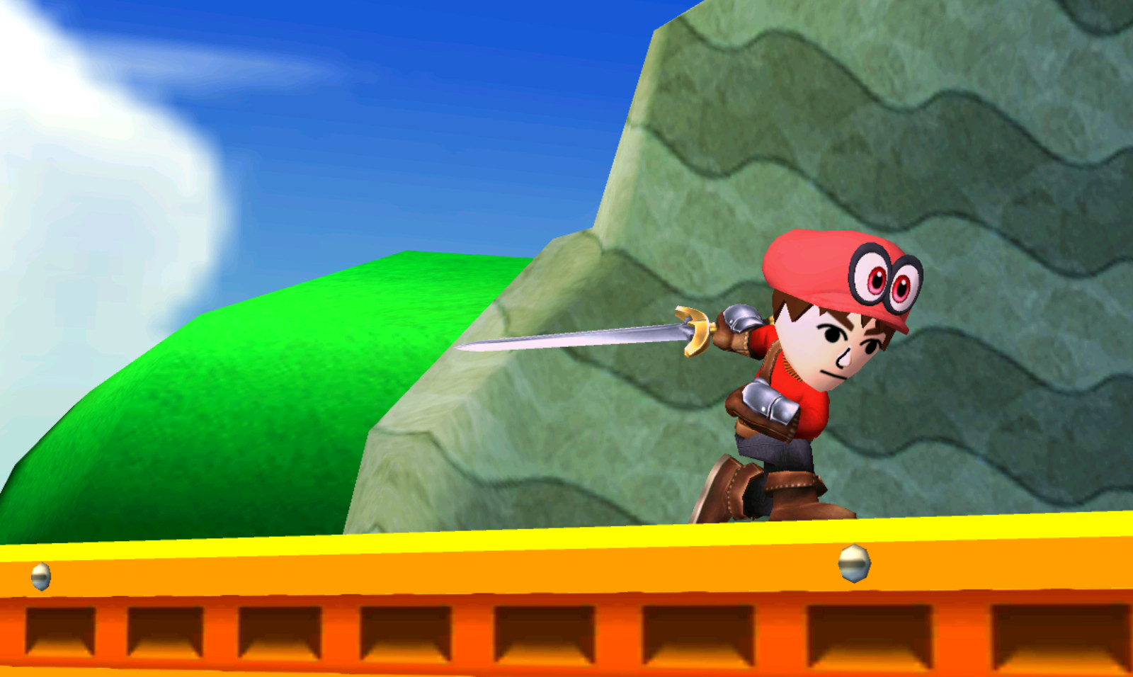 Cappy Hat for Mii Mod for Super Smash Bros. (3DS) | SSB3DS Mods