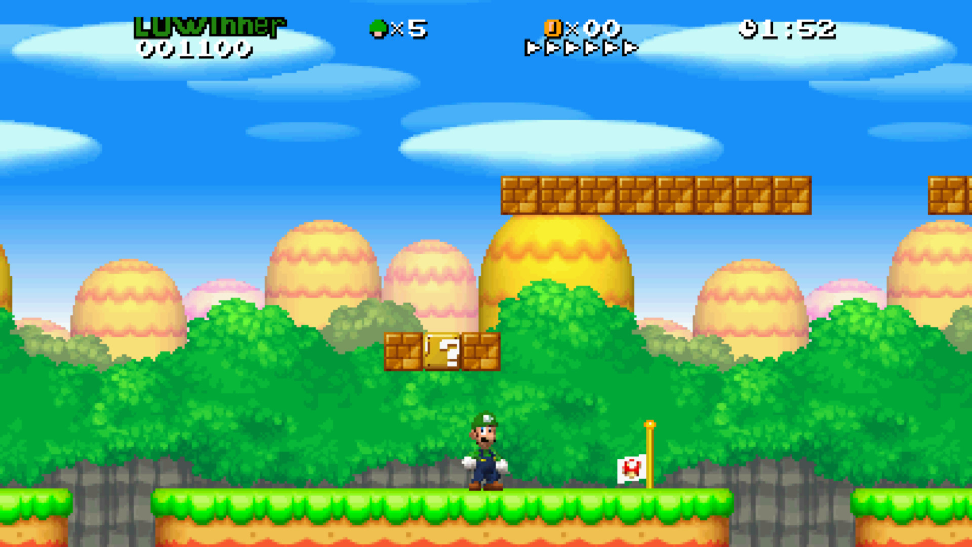 NEW super mario bros luigi [Sonic Boll] [Mods]
