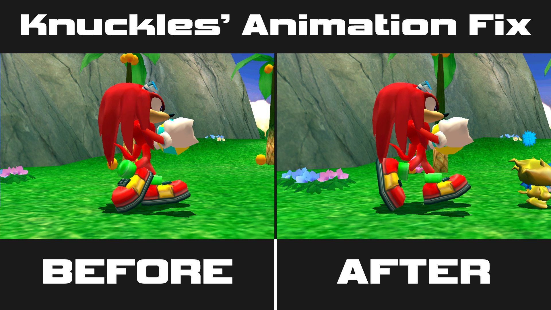 Knuckles' Animation Fix Mod for Sonic Adventure 2 | SA2 Mods