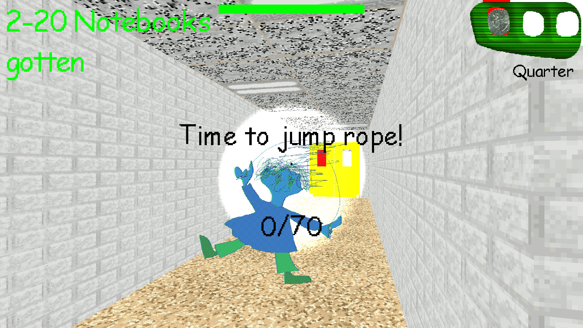 Baldi in the 20 notebook run!!! Mod for Baldi's Basics | Baldi Mods