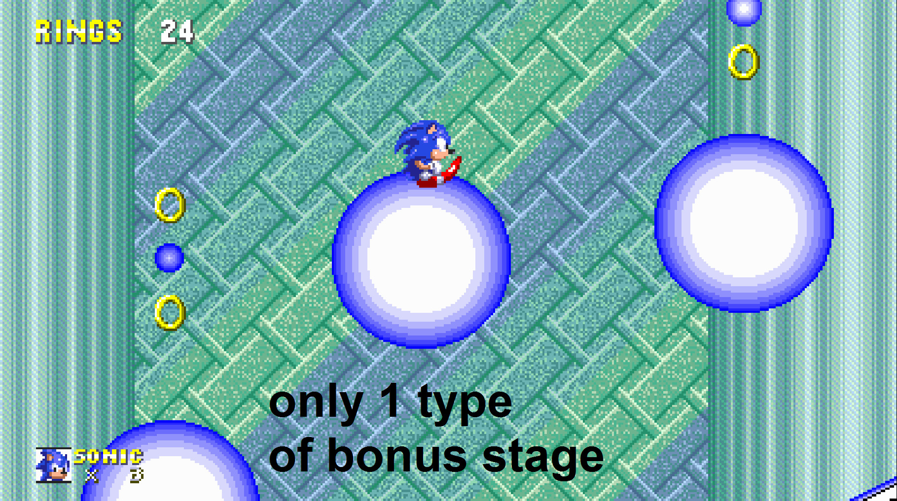 only one type of bonus stage Mod for Sonic 3 A.I.R. | S3AIR Mods