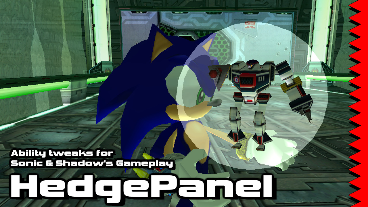 HedgePanel - Sonic + Shadow Tweaks Mod for Sonic Adventure 2 | SA2 Mods
