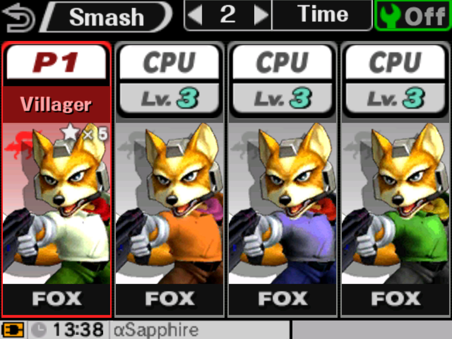 Melee Fox Mod for Super Smash Bros. (3DS) | SSB3DS Mods