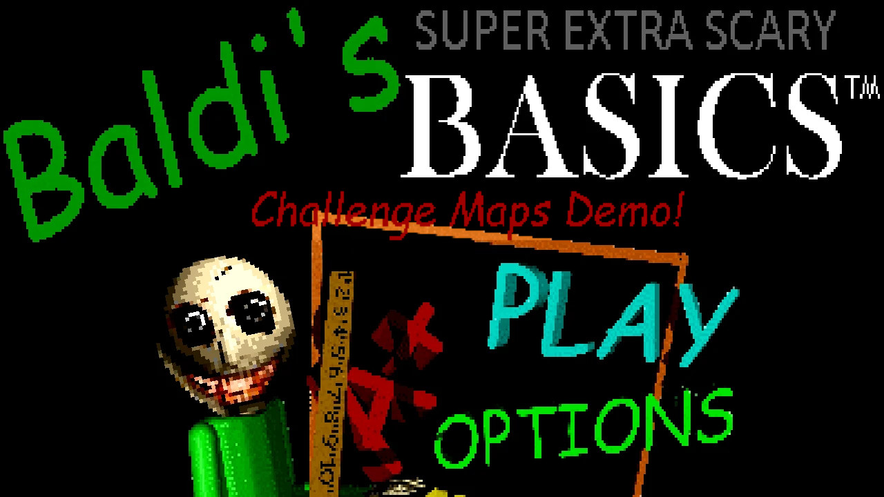 Baldi's SUPER EXTRA SCARY Basics (Challenge Demo) [Baldi's Basics] [Mods]