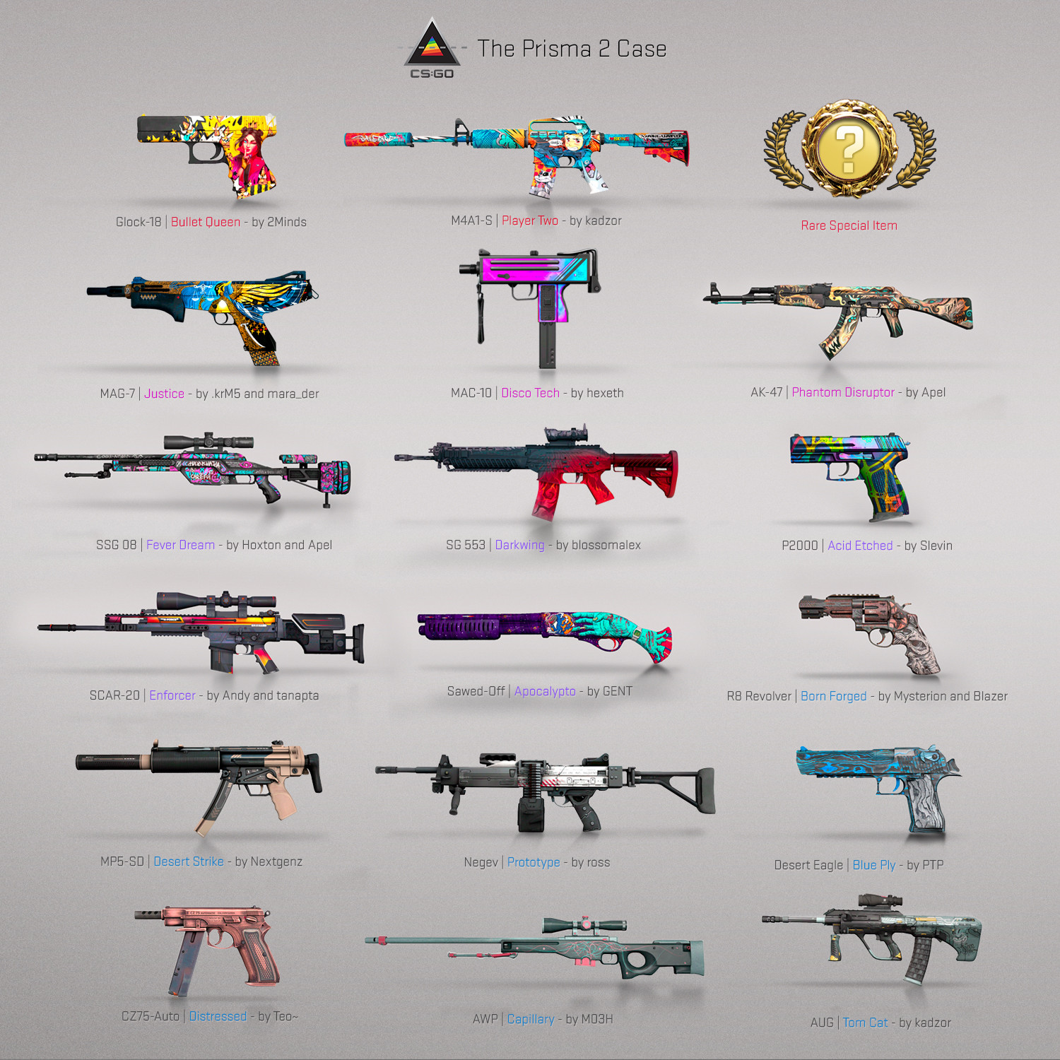 New - Prisma 2 Case - (Textures.bmp) Mod for Counter-Strike 1.6 | CS1.6 ...