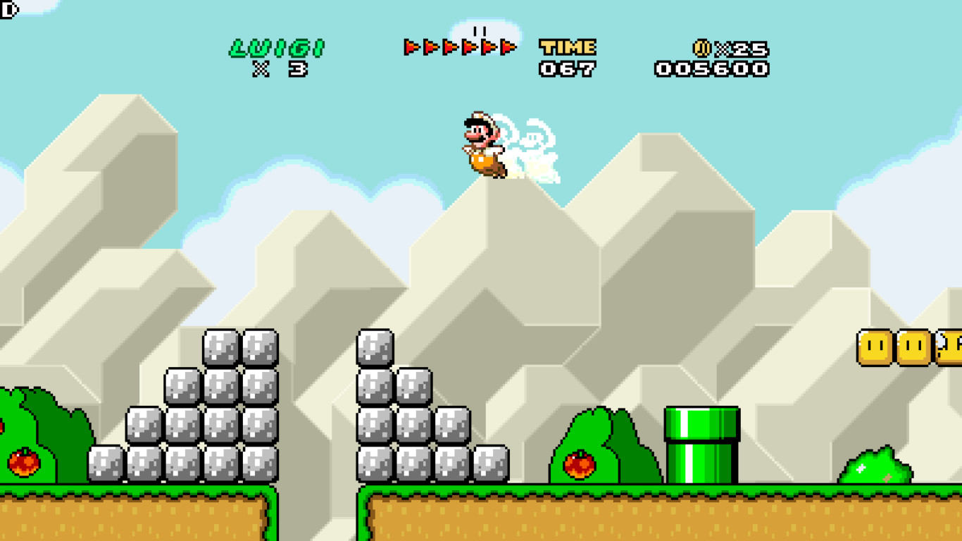 (Update) Luigi SMW (Maker 2 Style) 1.9.3 Mod for Boll Deluxe | BDX Mods