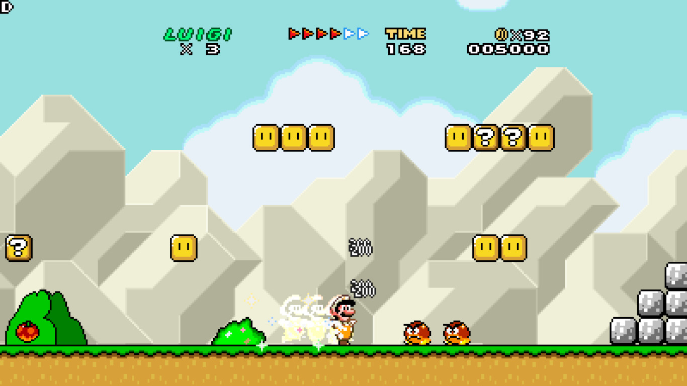 (Update) Luigi SMW (Maker 2 Style) 1.9.3 Mod for Boll Deluxe | BDX Mods