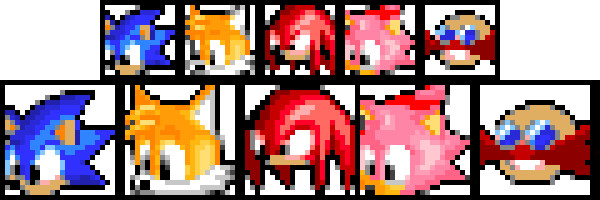 Sonic R Beta Racer Icons Mod for Sonic R | SR Mods