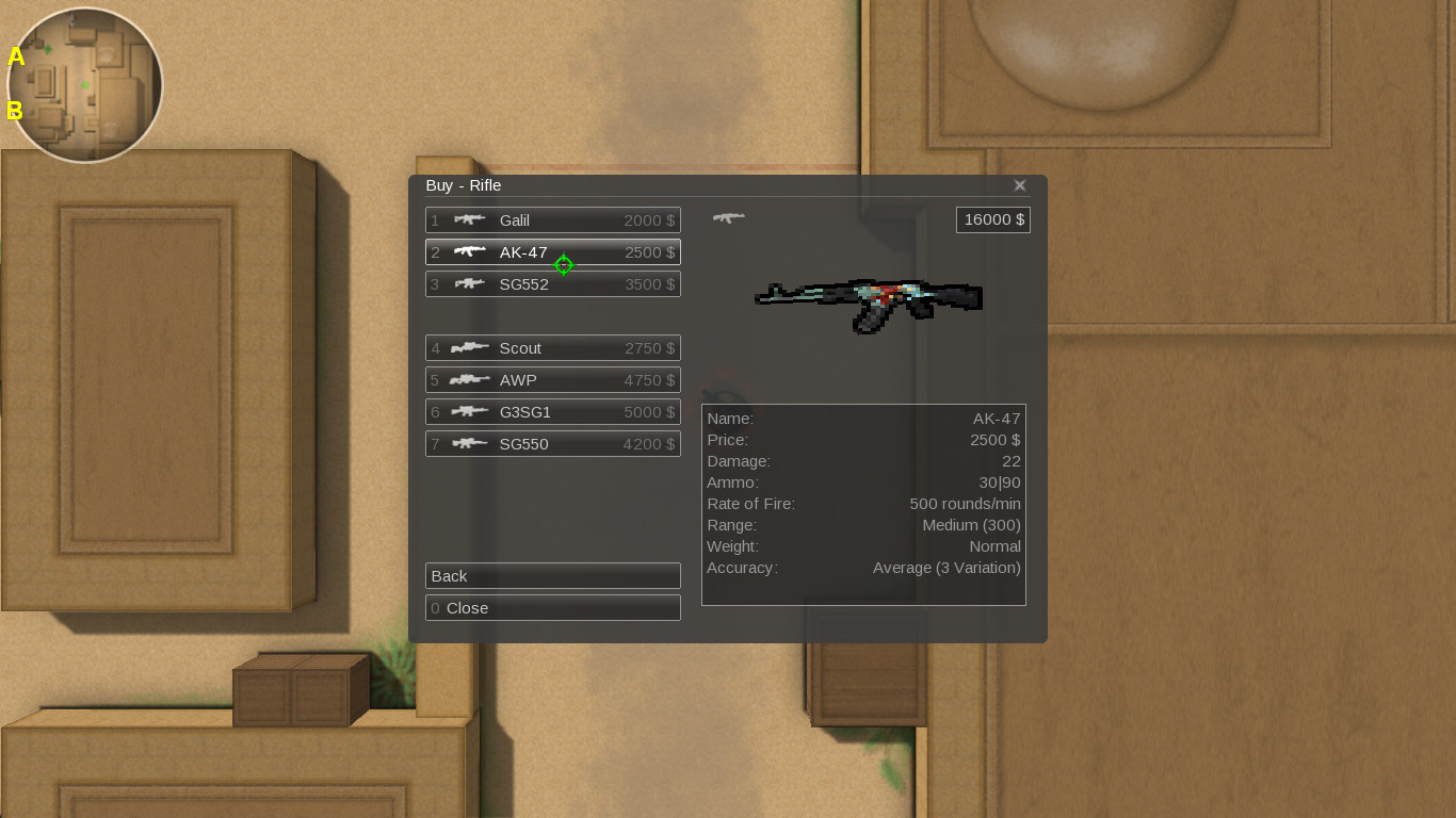 AK-47 | Aquamarine Revenge [CS2D] [Mods]