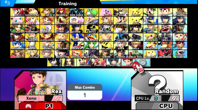 Rex Mii Swordfighter UI Mod for Super Smash Bros. Ultimate | SSBU Mods