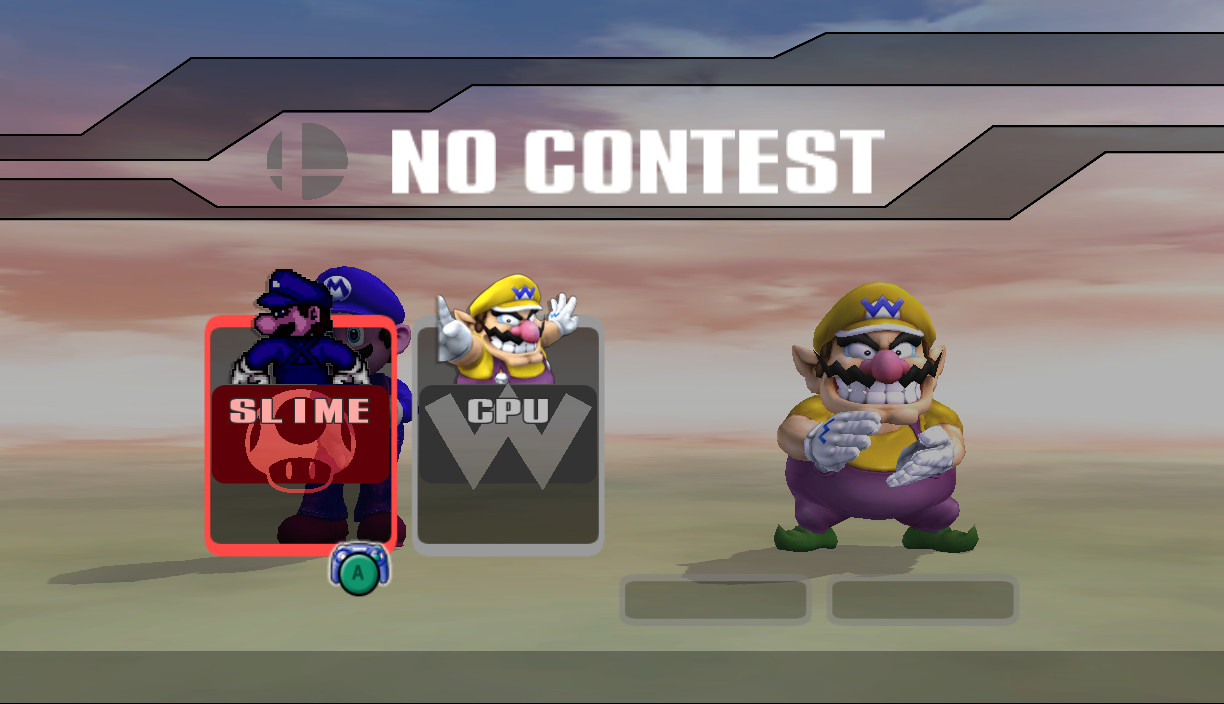 Evil Mario for Blue Mario [Super Smash Bros. Brawl] [Mods]