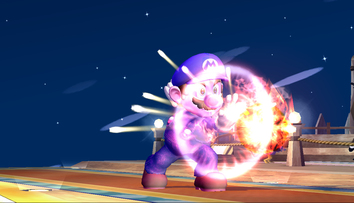 Evil Mario for Blue Mario [Super Smash Bros. Brawl] [Mods]